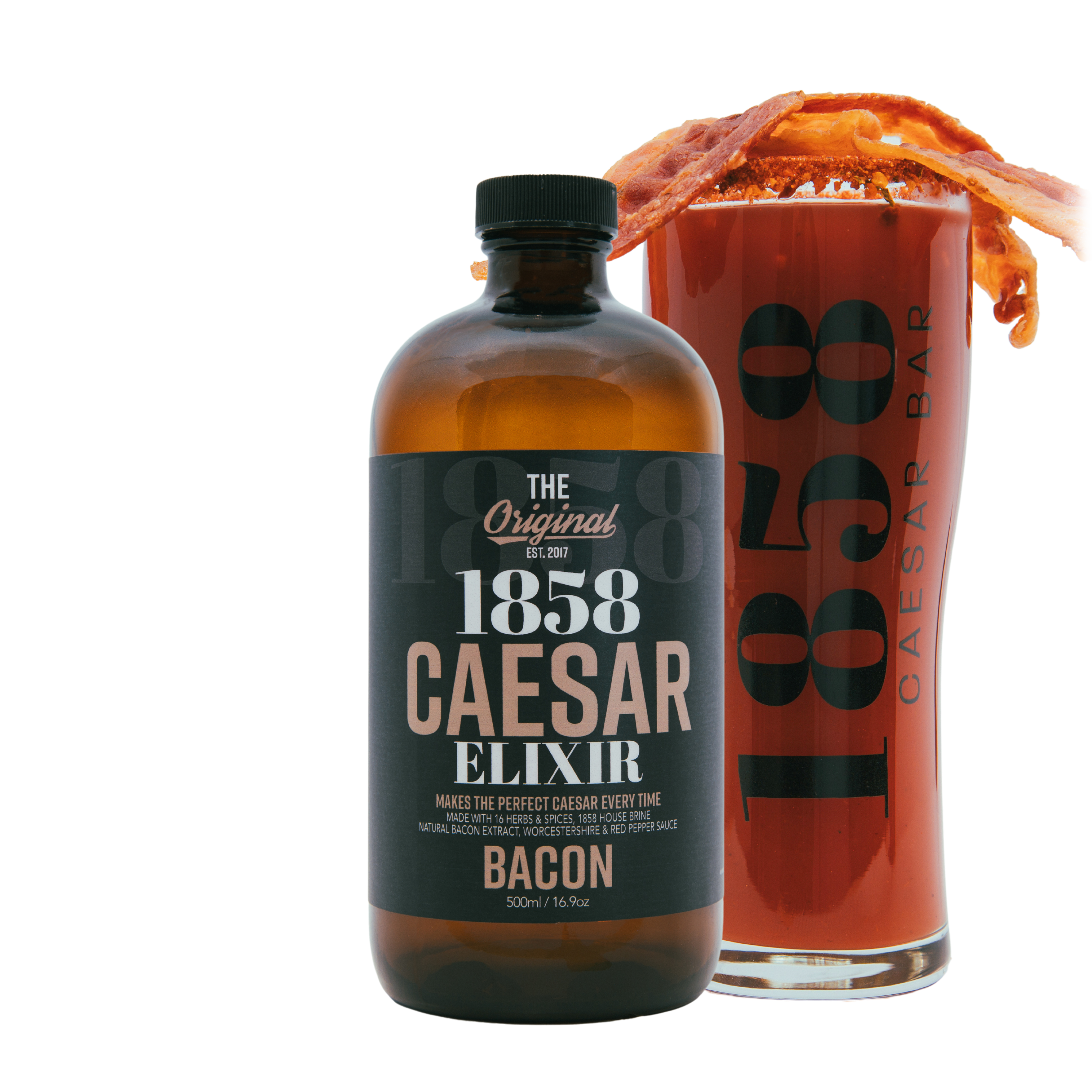 1858 Bacon Caesar Elixir - Premium Caesar Mix – 1858 Caesar Store